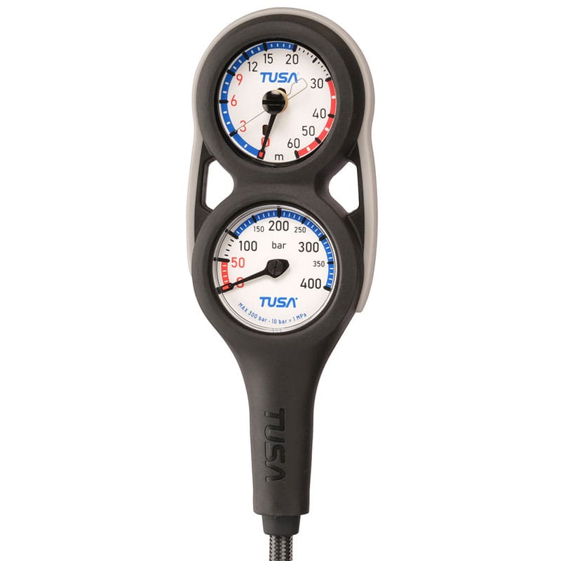 TUSA SC0202 Twin Pressure Gauge | Scuba diving courses and equipment ...